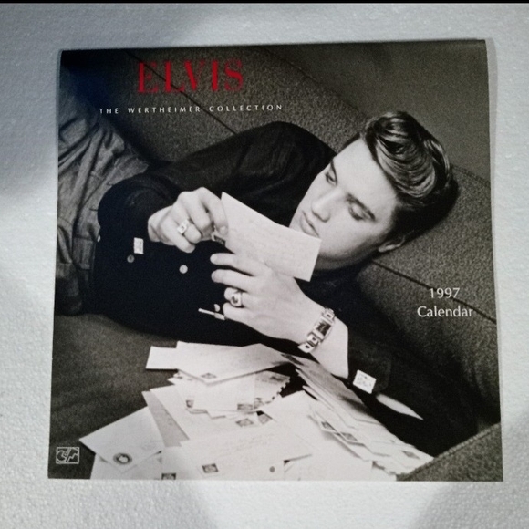 Elvis Presley | Office | Elvis Vtg 997 Calendar Blk White The ...